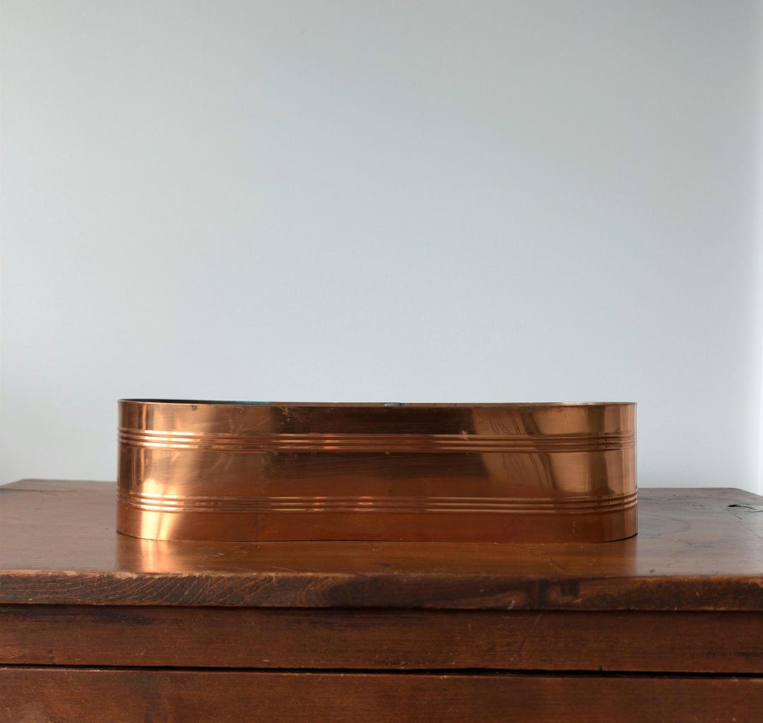 Vintage Jenzo Copper Planter Jardiniere - Etsy