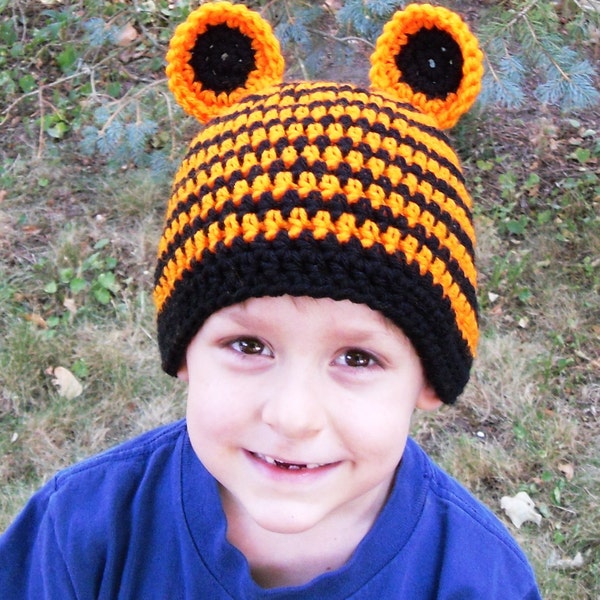 Crochet Tiger Hat - Etsy