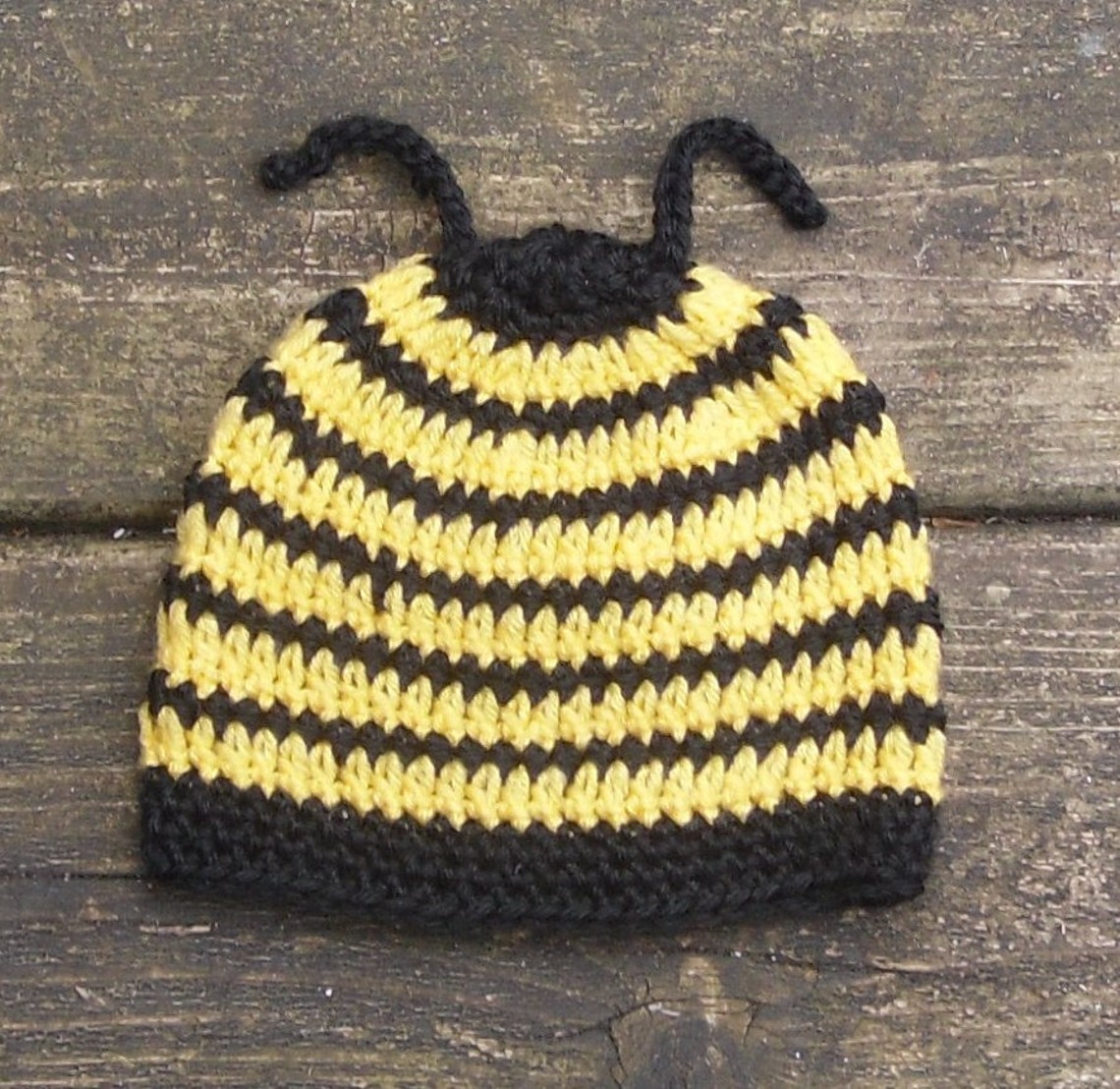 Bumble Bee Beanie Hat--any Size - Etsy