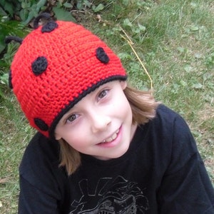 Crochet Ladybug Hat Beanie--any Size - Etsy