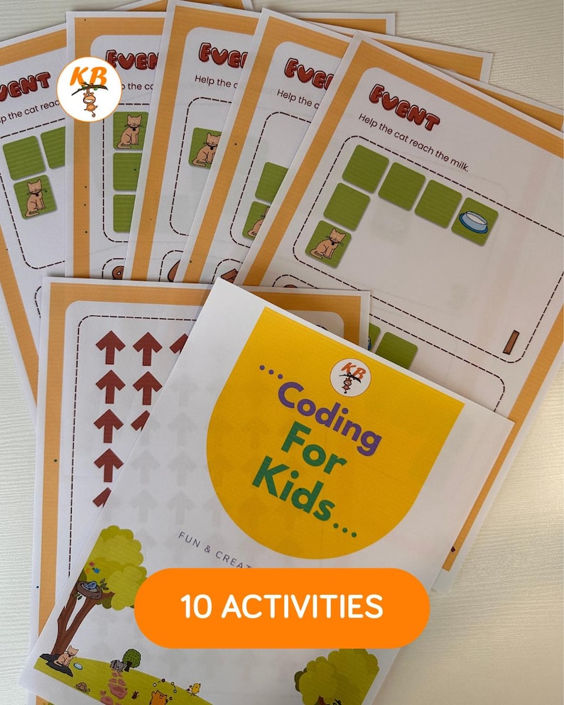 Coding Activity for Kids | Unplugged Worksheet PDF | Directional Arrows ...