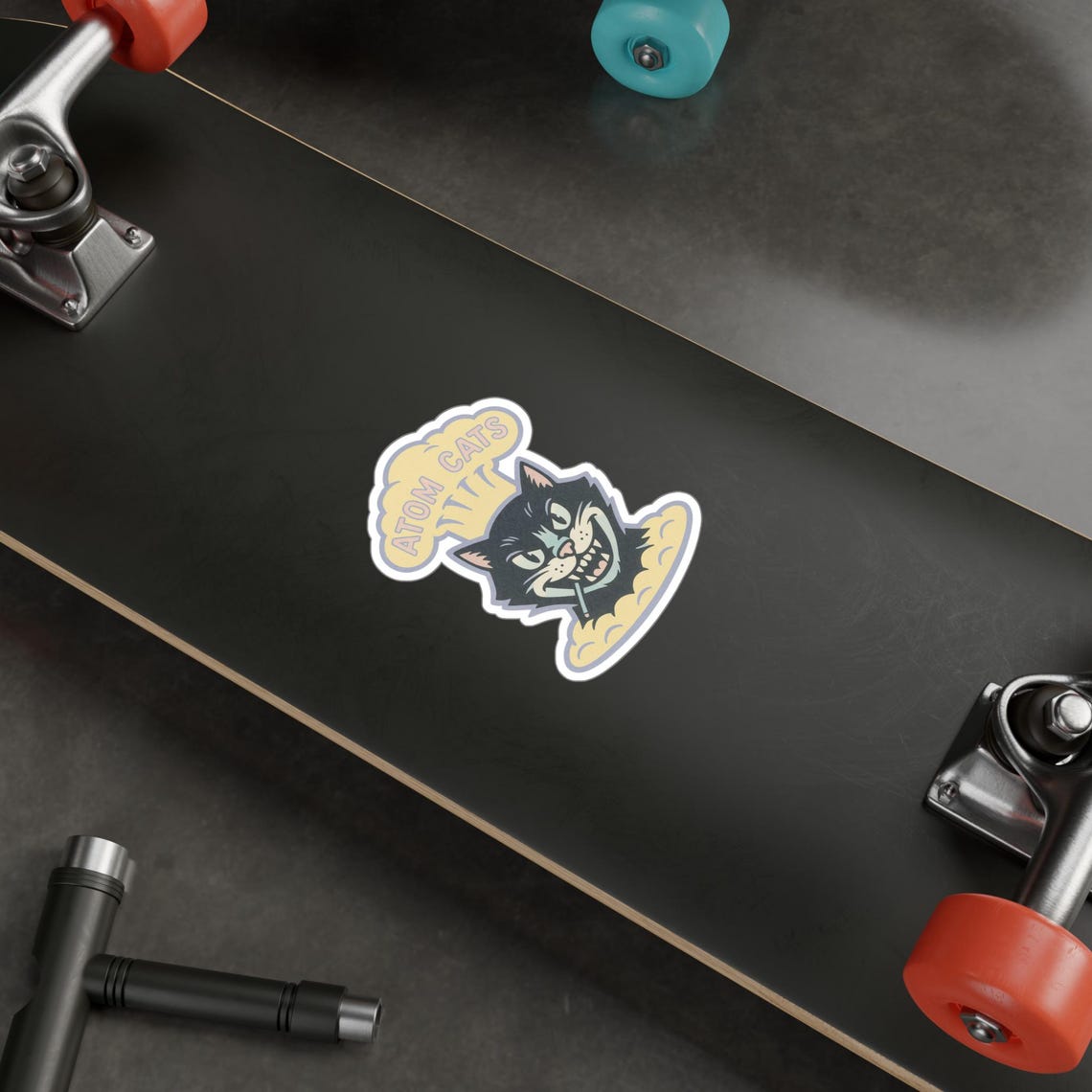Pastel Atomic Cats Sticker: Fallout - Etsy