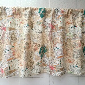 Cafe Curtain Window Valance/window Treatment Topper/kitchen/bathroom ...