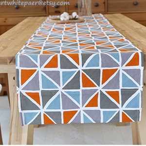Table Runner Geometric Triangle Dining,coffee Table,wedding,party ...