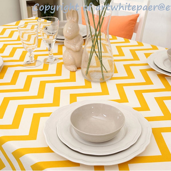 Chevron Tablecloth - Etsy