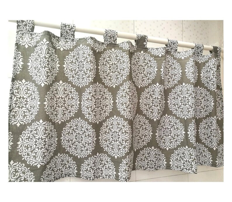 Cafe Curtain Window Valance Ruffled/window - Etsy