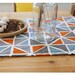 Table Runner Geometric Triangle Diningcoffee - Etsy