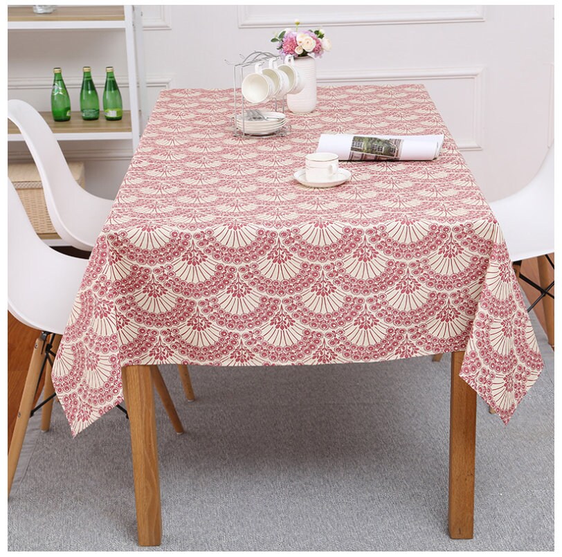 Tablecloth Rectangle Square Round Oval DiningCoffee | Etsy