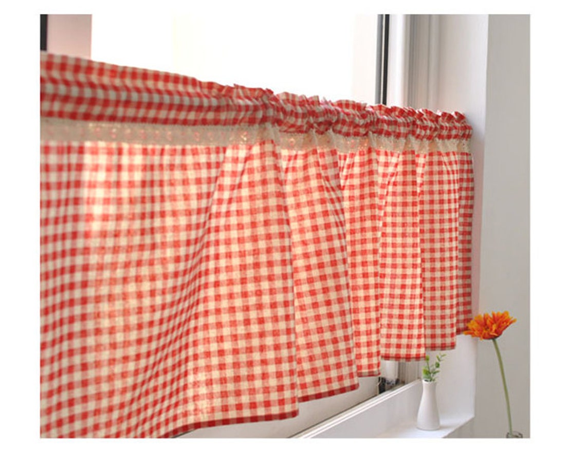 Cafe Curtain Window Valance/window Treatment Topper/kitchen - Etsy