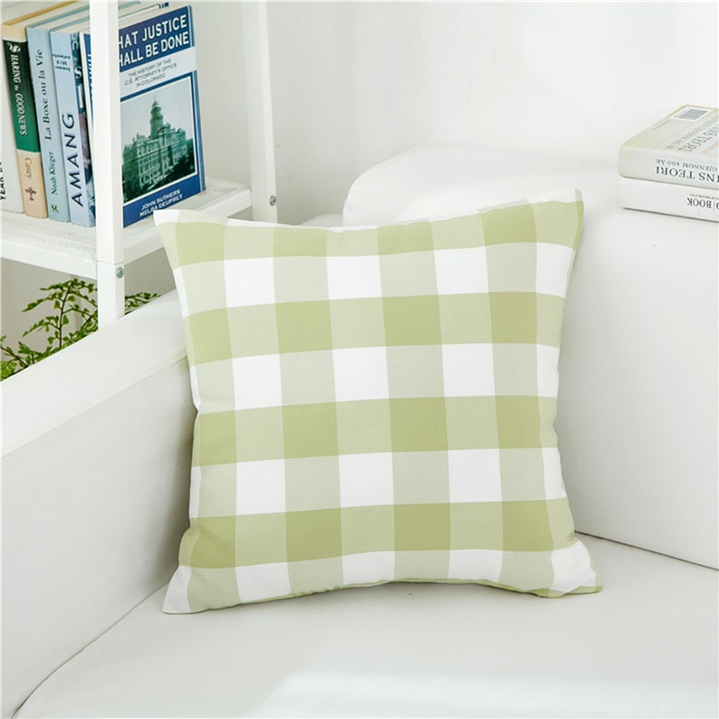 Buffalo Check Avocado Green Rectangle Square Round Oval - Etsy