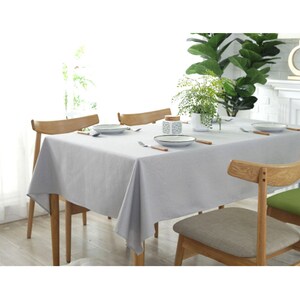 Linen Tablecloth Gray Rectangle Square Round Oval Coffee,cafe,party ...