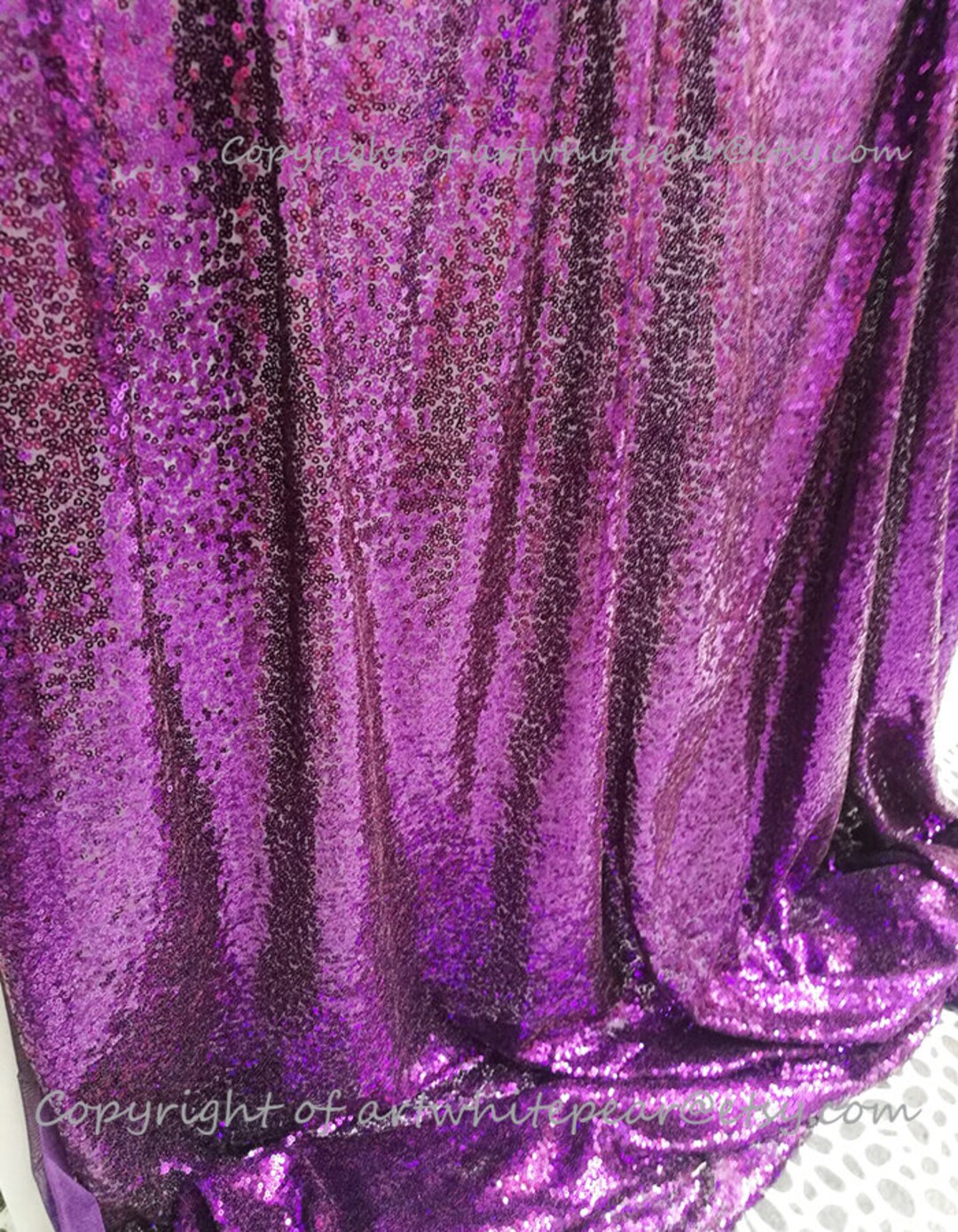 Violet Purple Sequin Photography Backdrop,beach Wedding Glitz ...