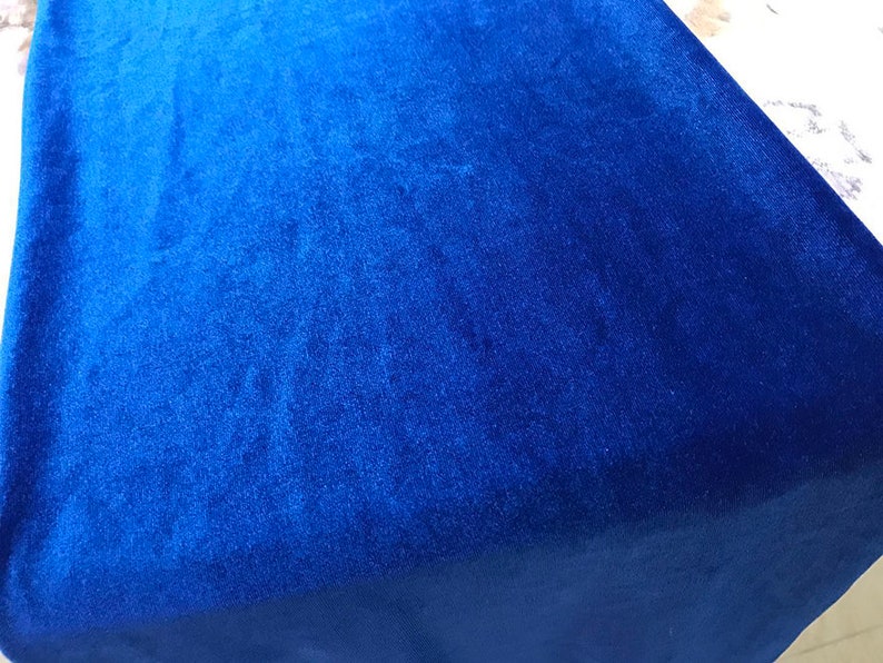 Velvet Table Runner Royal Blue Rectangle Square Round Oval | Etsy