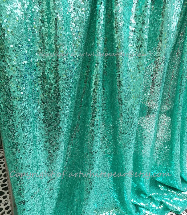 Ocean Blue Sequin Photography Backdropglitz Wedding/party | Etsy