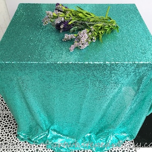 Ocean Blue Sequin Tablecloth, Glitz Party Wedding Decor - Etsy