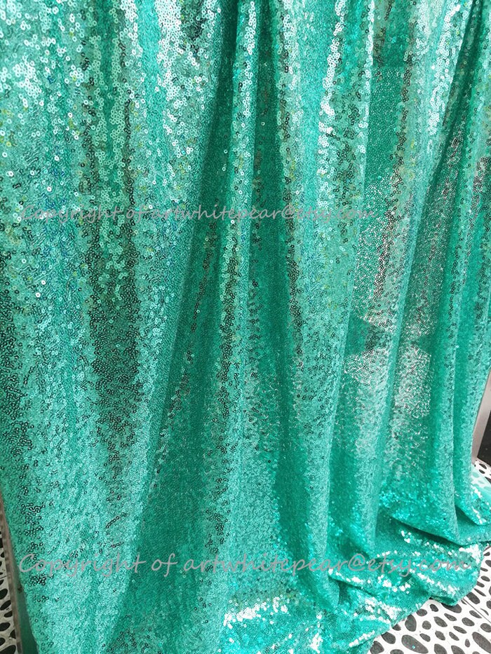 Ocean Blue Sequin Photography BackdropGlitz Wedding/Party | Etsy