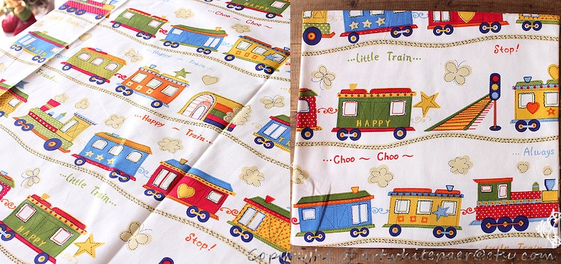 Tablecloth Train Happy Time Rectangle Square Round | Etsy
