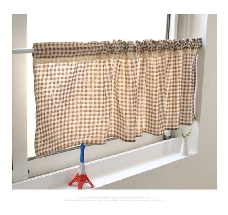 Cafe Curtain Window Valance/window Treatment Topper/kitchen - Etsy