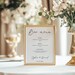 Minimalist Bar Sign Template, Wedding Drink Menu Template, Printable ...