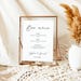 Minimalist Bar Sign Template, Wedding Drink Menu Template, Printable ...
