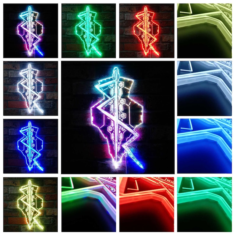 Cyberpunk David Edgerunners LED Wall Decor Sign, Game Room Man Cave ...