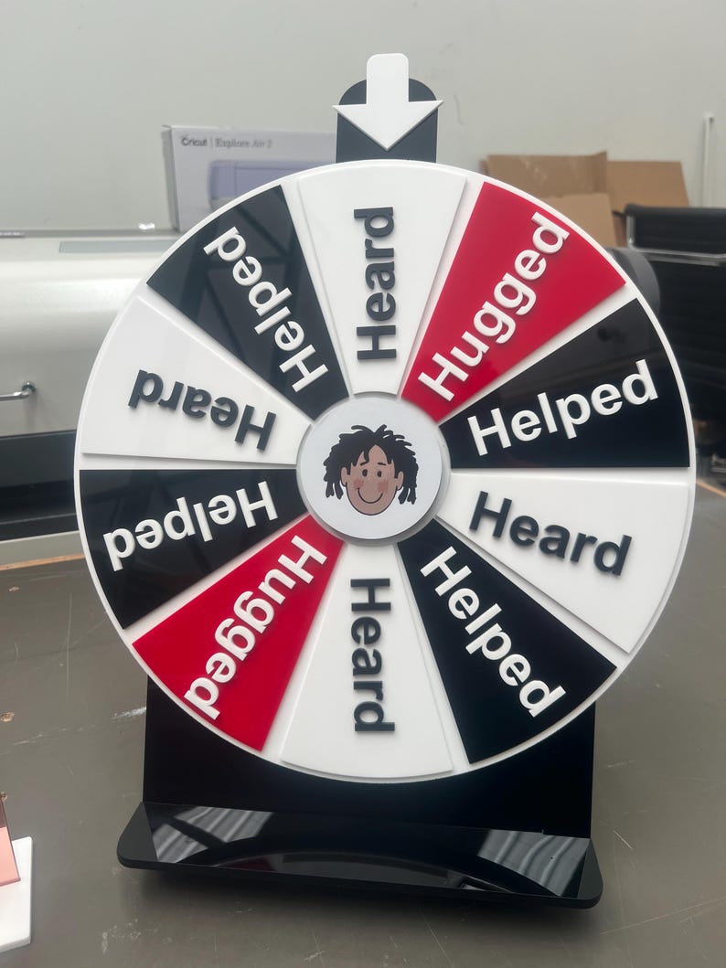 Customisable Prize Wheel – 400mm Spin to Win Game – Salon & Event ...