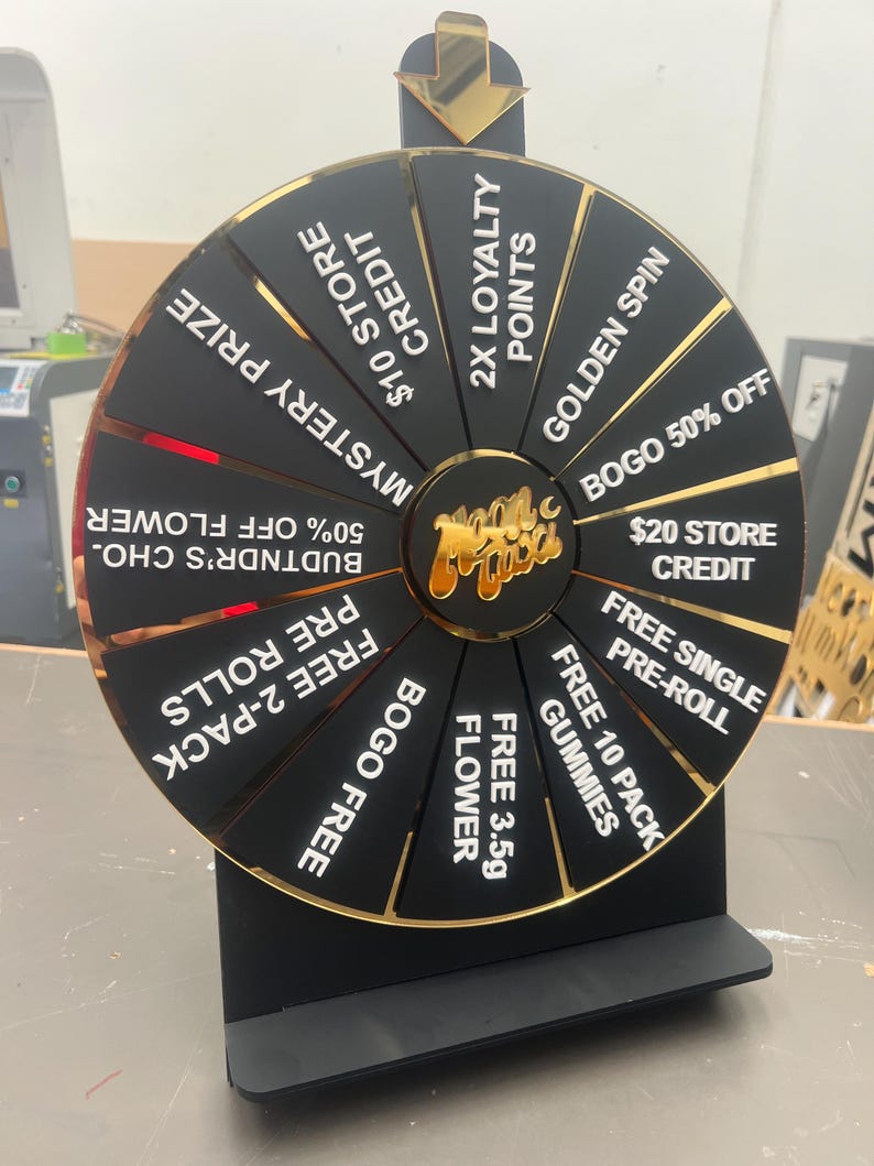 Roue personnalisable - Jeu Spin to Win de 400 mm - Roue de présentation ...