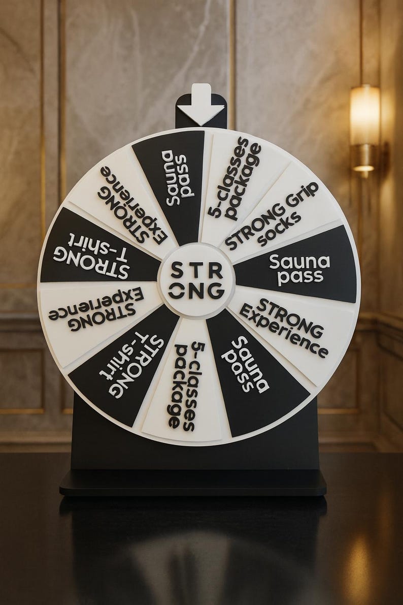 Roue personnalisable - Jeu Spin to Win de 400 mm - Roue de présentation ...