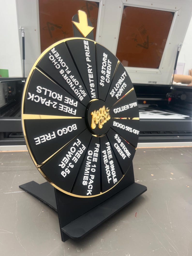 Roue personnalisable - Jeu Spin to Win de 400 mm - Roue de présentation ...