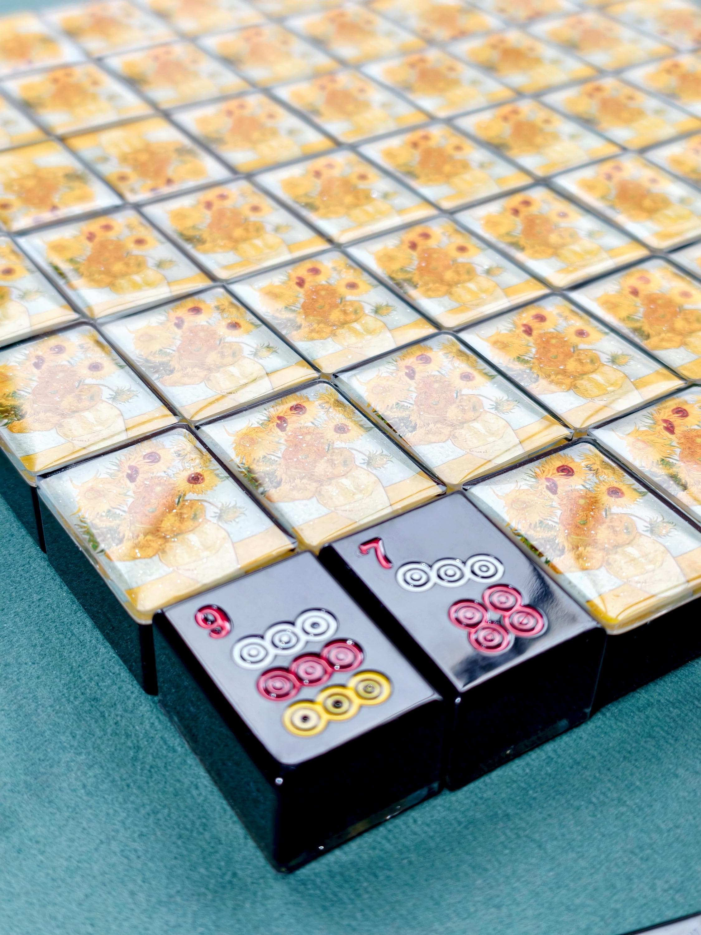 Mahjong Tiles, Custom Mahjong Tile Set, Mahjong Set, American Mahjong ...
