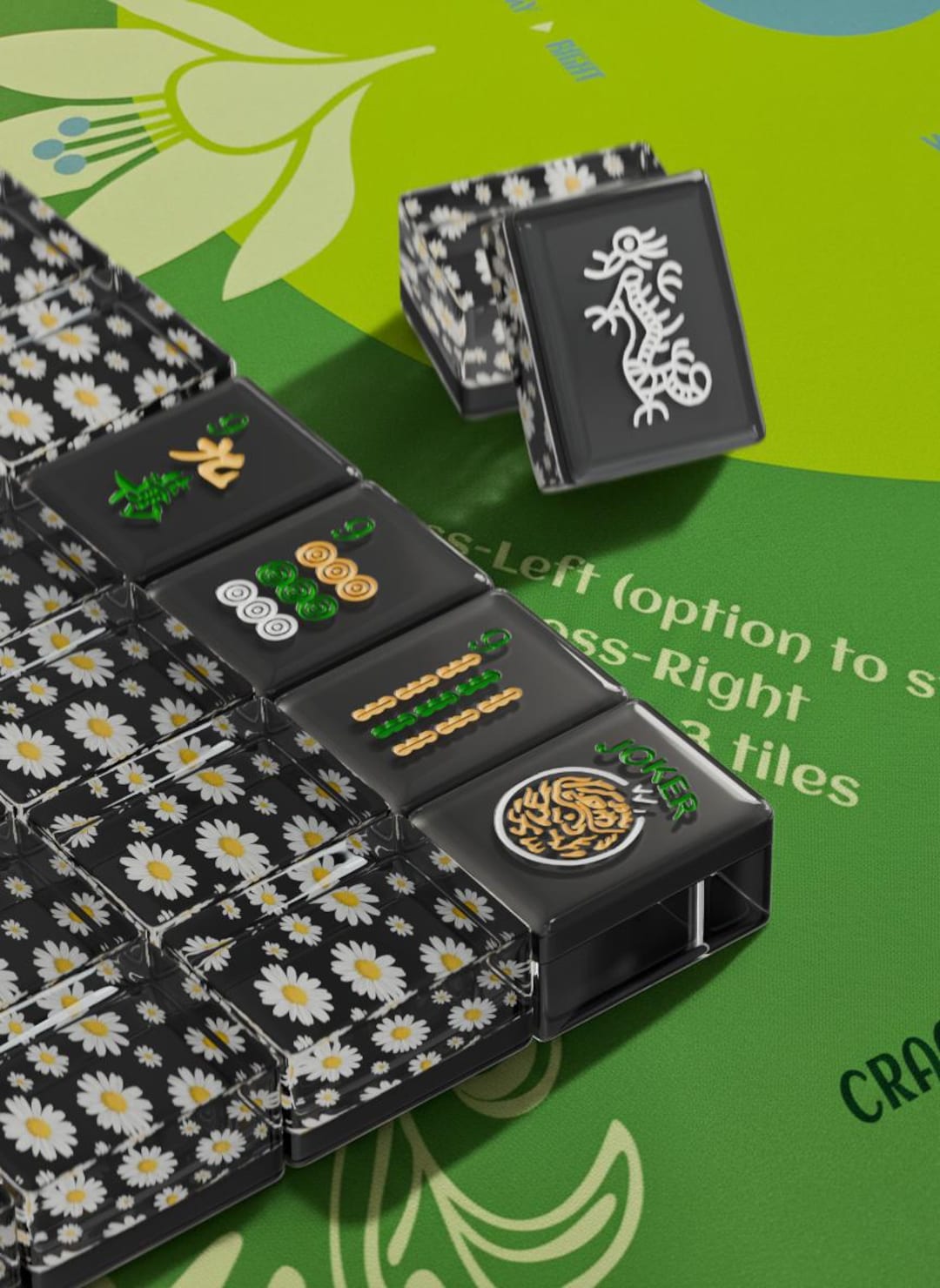 Custom Mahjong Tiles Set 166 Pc American Mahjong, Personalized Hand ...