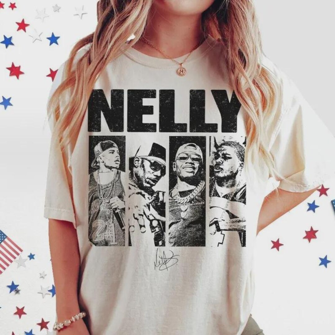Nelly Shirt Vintage 90s Hip Hop Graphic Tee, Retro Rap Style Comfort ...