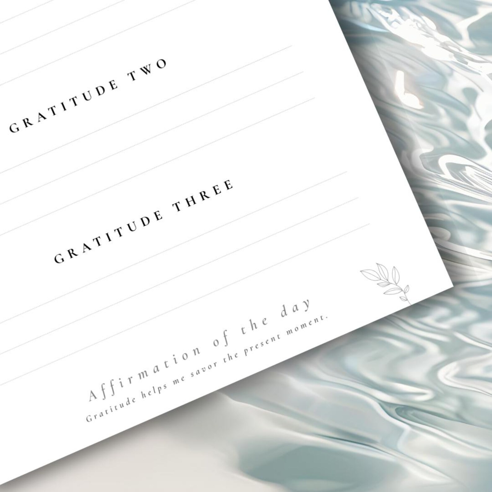 30-day Gratitude Journal: Daily Affirmations, Mindfulness Prompts (PDF ...