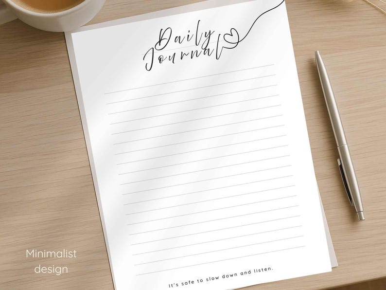 Mindfulness Journal Pages: Printable Daily Affirmations (digital ...