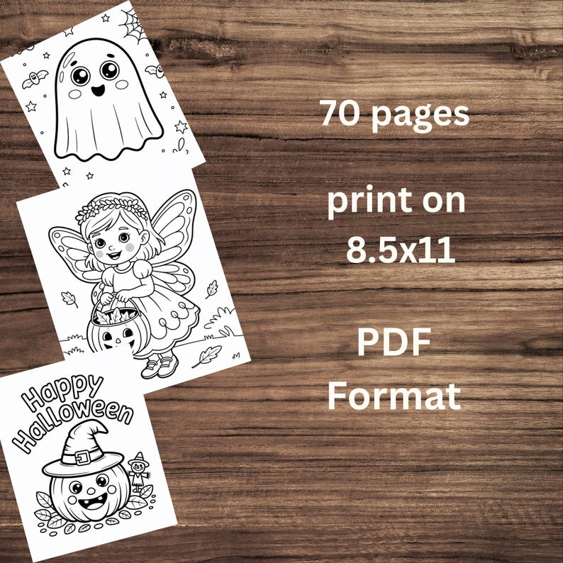 Halloween Coloring Pages: 70 Printable Sheets for Kids (PDF Download ...