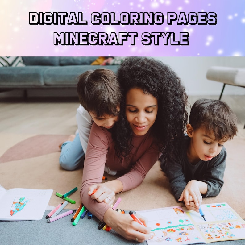 60 Printable Minecraft Coloring Pages for Kids, PDF Digital Download ...