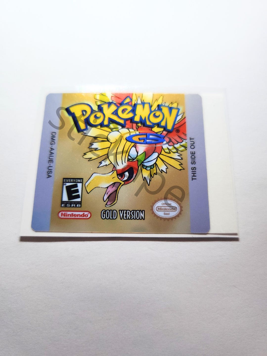 Pokémon Replacement Labels – Gen 1 2 3 – Glossy & Metallic – Game Boy ...