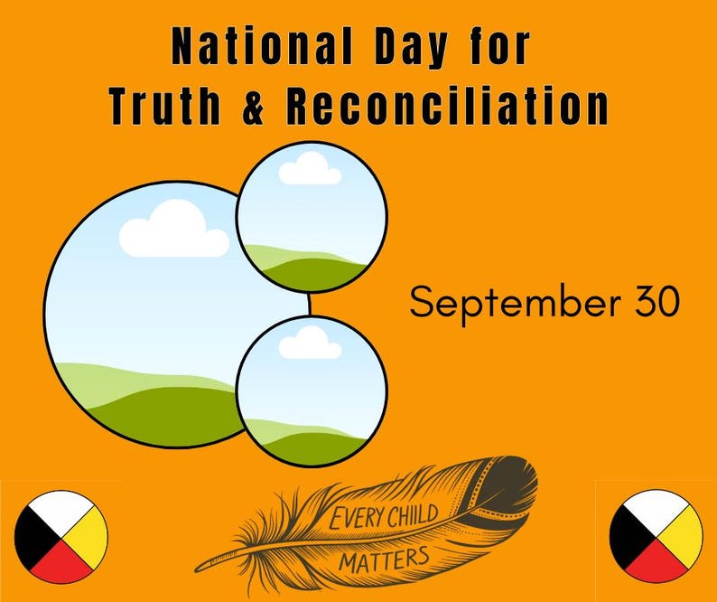Truth and Reconciliation Day Poster: Every Child Matters Canva Template ...