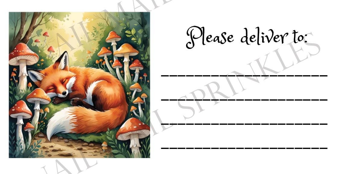 Printable INSTANT DOWNLOAD PDT Please Deliver to Labels Mailing Label ...