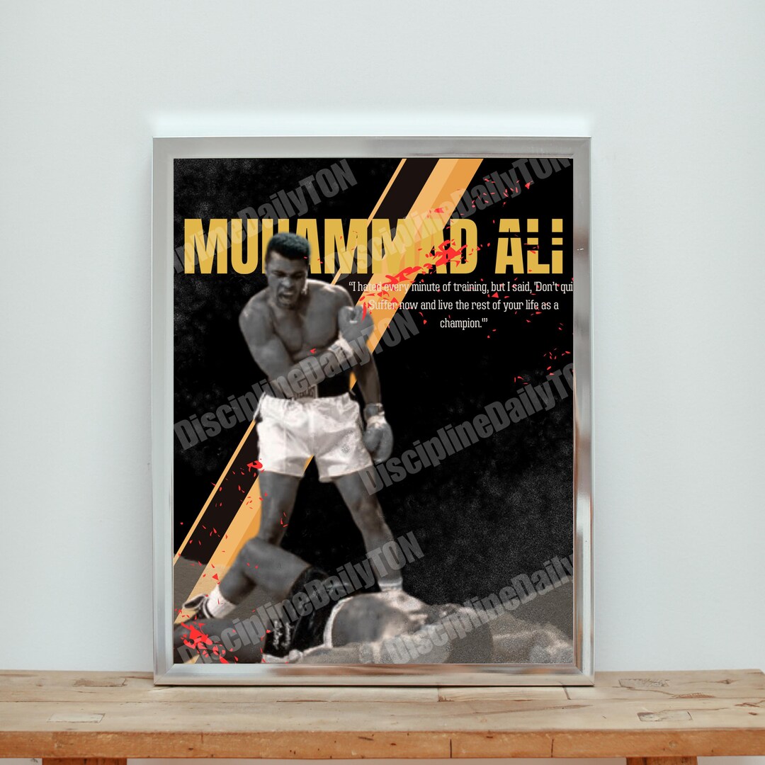 Motivational Sports Poster | Digital Download | Printable Wall Art for ...