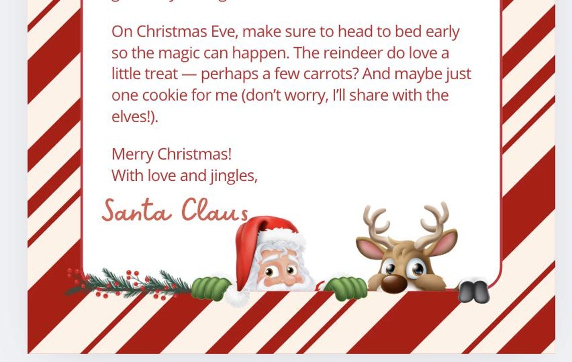 Santa Letter, ELF on Shelf - Etsy