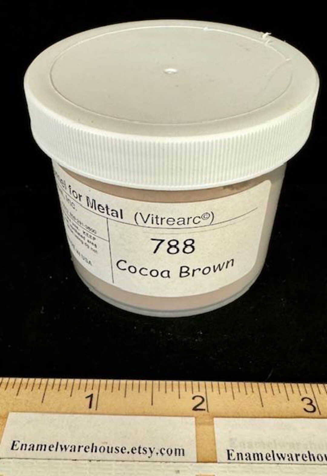 788 Cocoa Brown 4 OZ Dry Powdered Form Liquid Enamel - Etsy