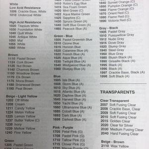 REFERENCE OPAQUE CHART - for Reference Only - Do Not Purchase! - Etsy