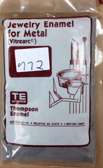 772 BLACK 8 oz Dry Powder Form Liquid Enamel | Etsy