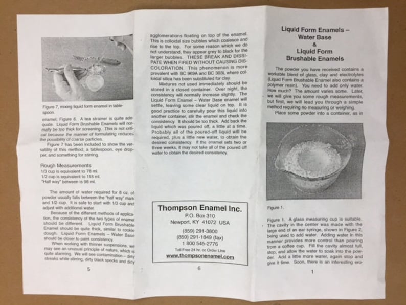 303 MEDIUM FUSING CLEAR 8 oz Dry Powder Form Liquid Enamel | Etsy