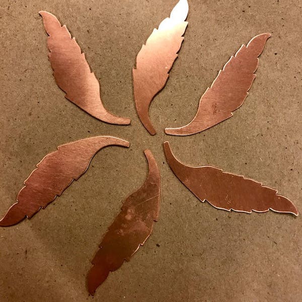 Copper and Feathers - Etsy