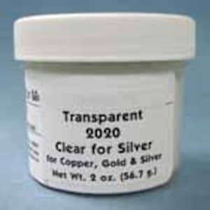 CLEAR FOR SILVER 2020 Transparent Enamel 2 Ounce Jar - Etsy
