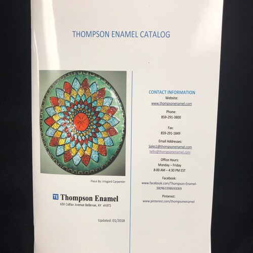 Thompson Enamel COLOR CHART Catalog Sold Separately - Etsy