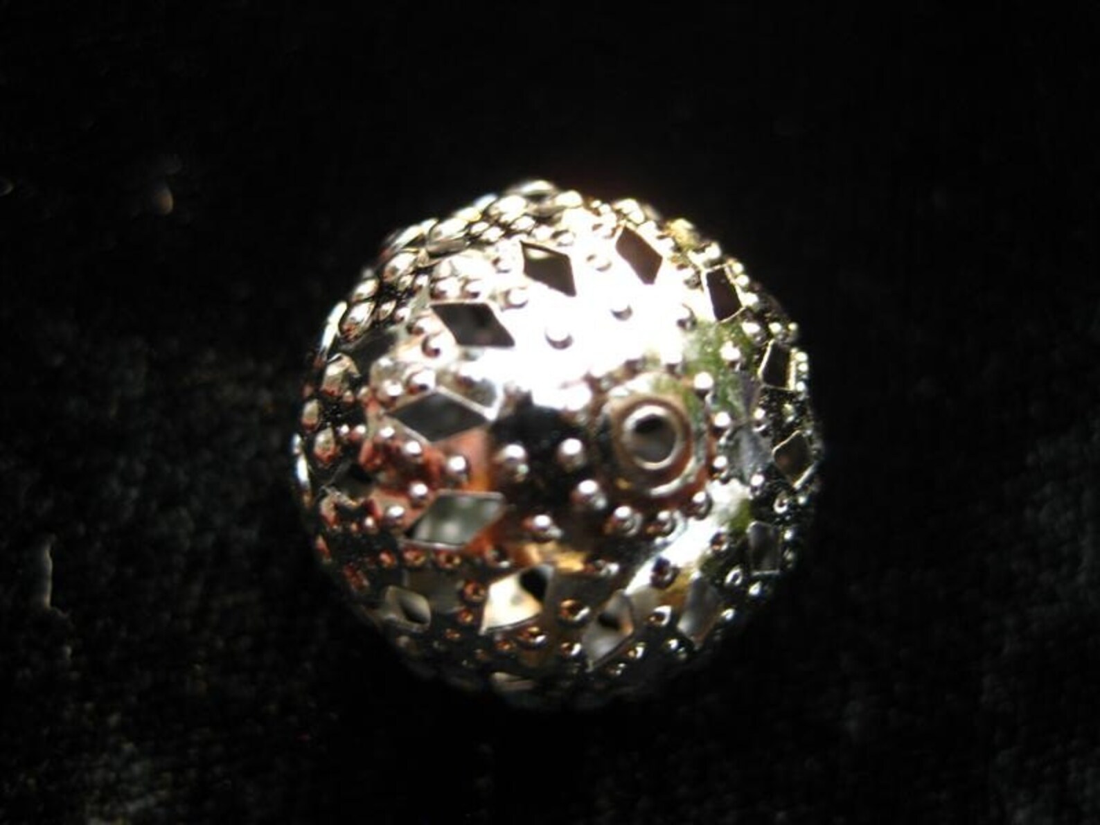 Iron Metal Filigree Beads Bead BUCKSHOT Torch Fire Torch | Etsy