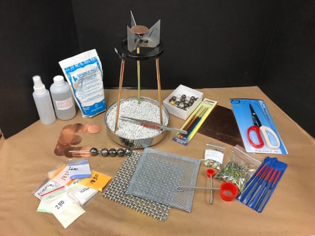 DELUXE Beginner's Enameling Kit for TORCH Firing-exclusive From Enamel ...
